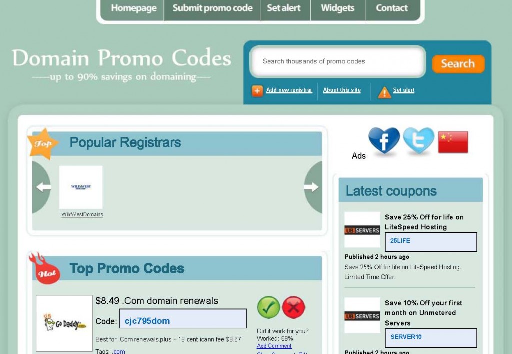All New GoDaddy Promo Codes Provided By DomainPromoCodes.com ...
